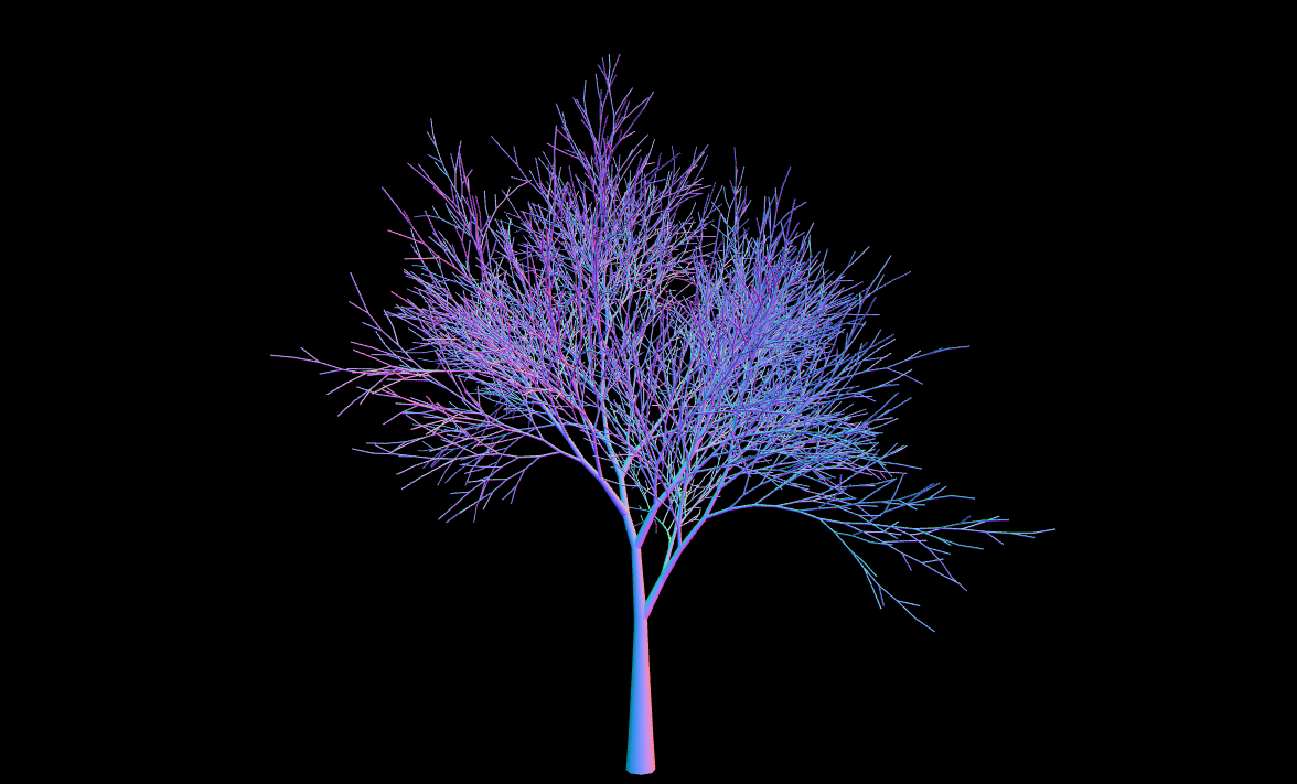 3d-demo-6 : Tree generator
